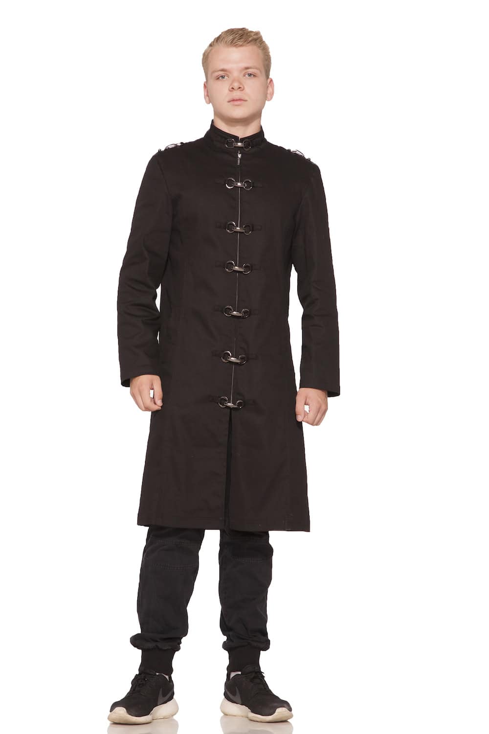 Black Buckle Straight Jacket – Gothic Bondage Punk Outerwear ...